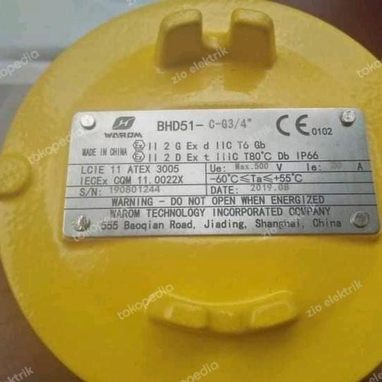 Jual T-DOOZ T DUS JUNCTION BOX RXPLOSION PROOF WAROM BHD51 SERIES 3 way M20 - Jakarta Pusat ...