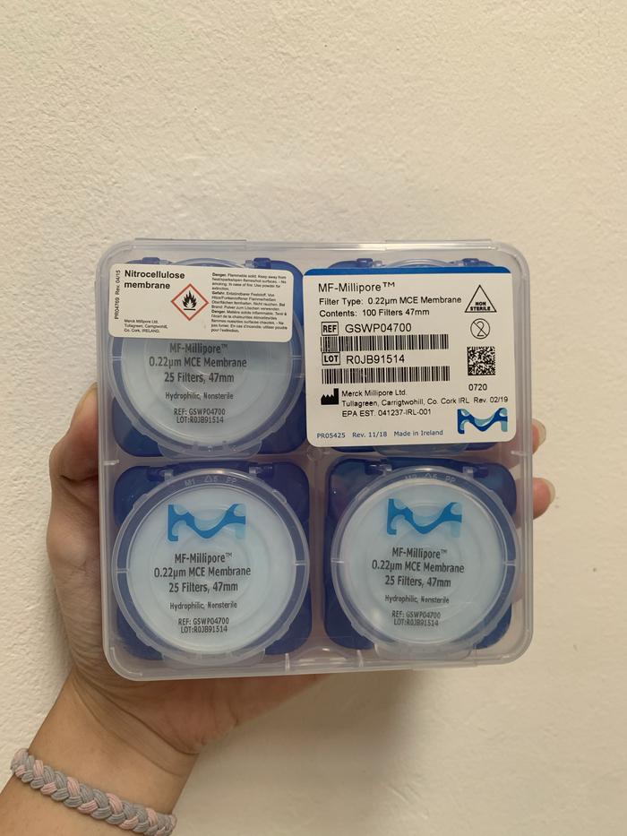 Jual MCE Membrane Cellulose Filter 0.22um 47mm GSWP04700 MF - MILLIPORE ...