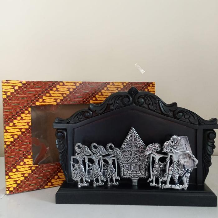 Jual Wayang geber pajangan hiasan wayang Pandawa lima silver - Jakarta ...