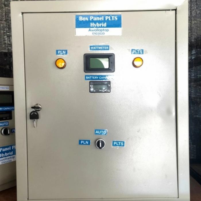 Jual Box Panel PLTS lengkap MPPT 60A inverter PSW 5000W mcb ATS solar ...