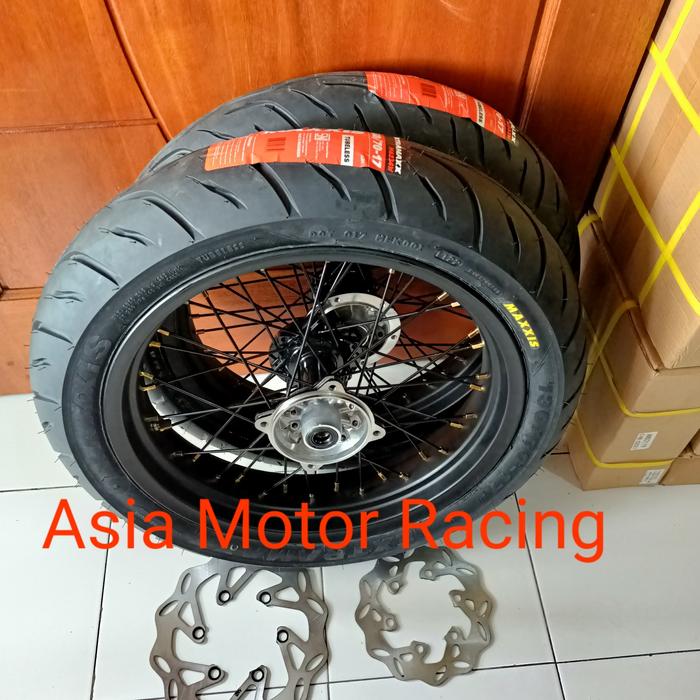 Jual Paketan Velg Supermoto Klx bf Dtacker Bf 150 Paketan Velg Sprint ...