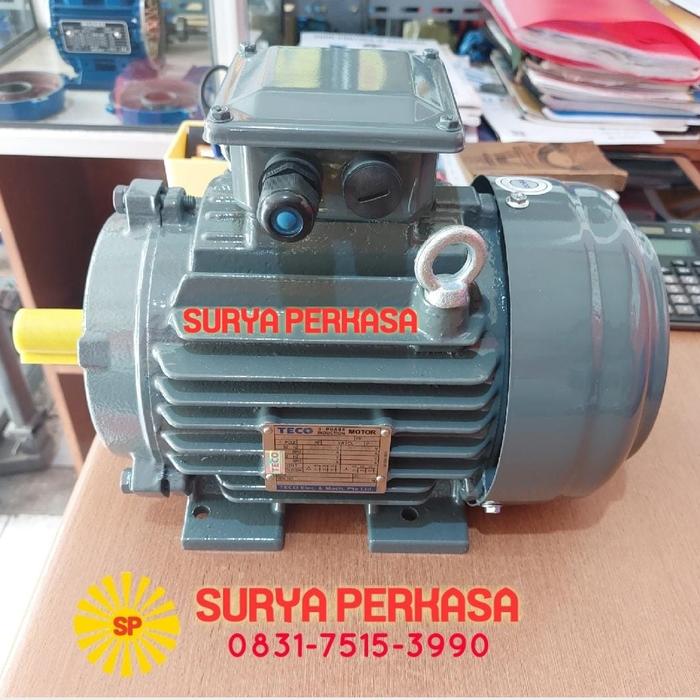 Jual *TECO* Three Phase Induction Motor Power : 5.5hp 4Kw 4pole 1400rpm ...