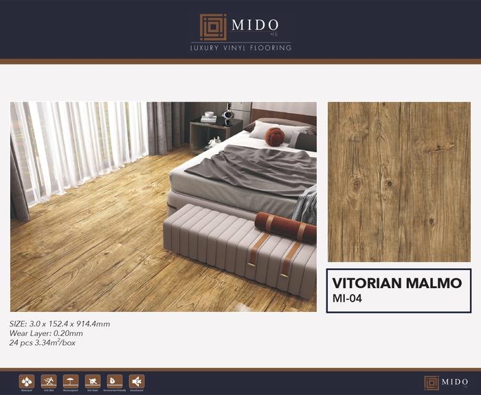 Jual Karpet Vinyl Tile Mido Tebal 3mm / Vinyl Lantai Lembaran Motif ...