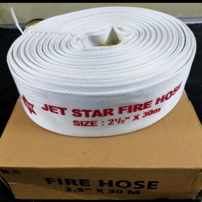 Jual SELANG PEMADAM HYDRANT 2,5 INCH X 30 M / FIRE HOSE KANVAS JET STAR - Jakarta Barat ...