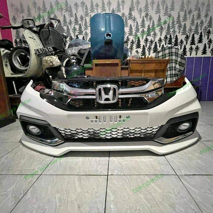 Jual bumper bemper depan honda mobilio rs set 2014 - 2015 facelift ...
