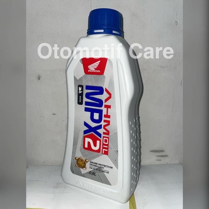 Jual AHM OIL MPX 2 800 ML 10w-30 API SL OLI MATIC MPX2 - Kota Tangerang - OtomotifCare | Tokopedia