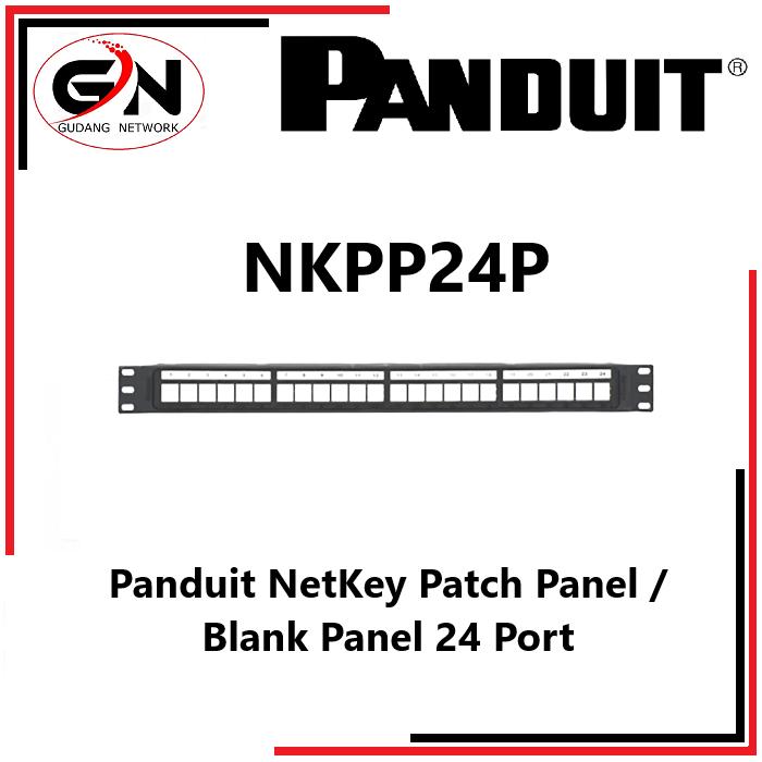 Jual Panduit Patch Panel / Blank Panel 24 Port Netkey NKPP24P - Jakarta ...