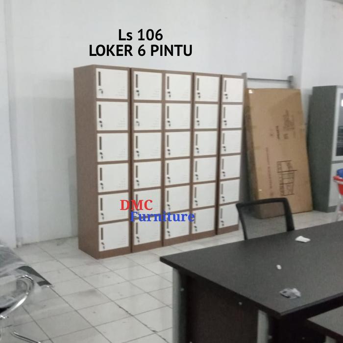 Jual Loker Besi Lemari Arsip Loker 6 pintu Filling Cabinet Lemari File ...