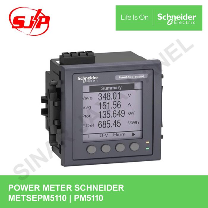 Jual POWER METER SCHNEIDER METSEPM5110 PM5110 POWER LOGIC ORIGINAL ...