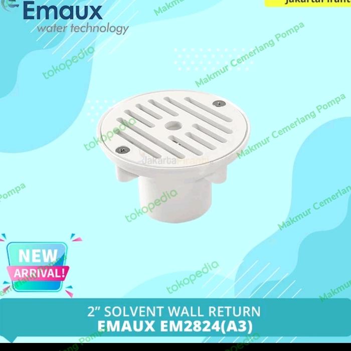 Jual inlet fitting perlengkapan kolam renang EMAUX EM2824 A3 - Jakarta ...