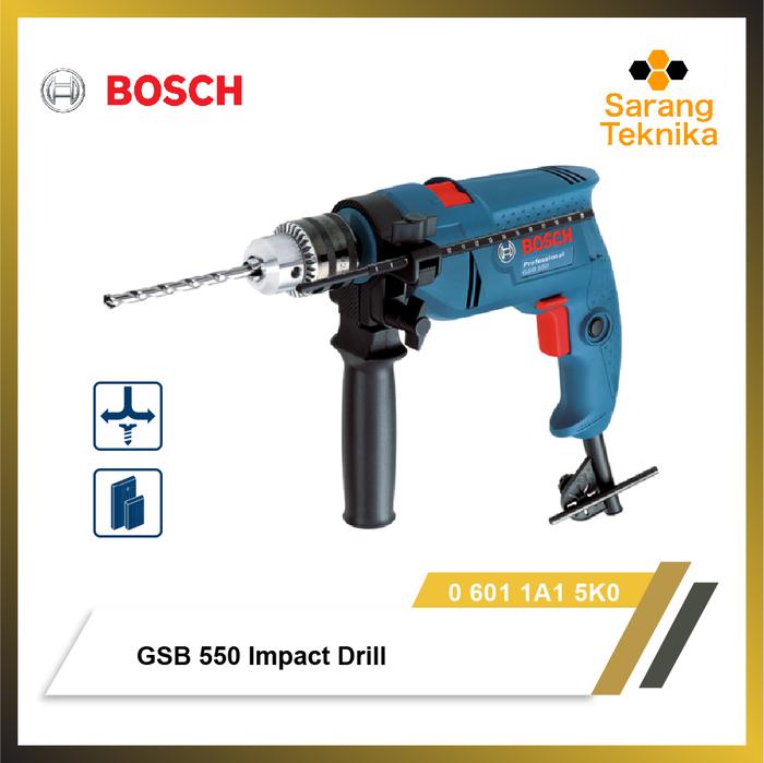 Jual Bosch GSB 550 Mesin Bor Tembok Kayu Besi 13mm Impact Drill - Kota ...