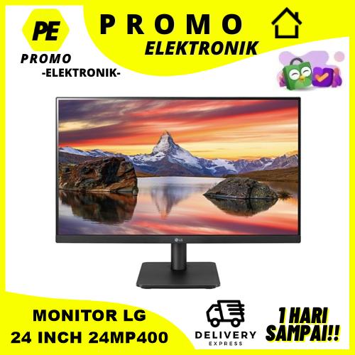 Promo Monitor LG 24MP400 / 24MP400-B 75Hz Full HD IPS FreeSync Cicil 0% ...