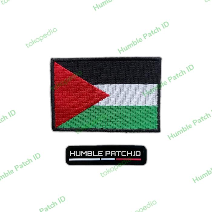 Jual Patch Emblem Bordir Jahit Bendera Palestina Palestine Flag - Kab. Cianjur - Humble Patch ID ...