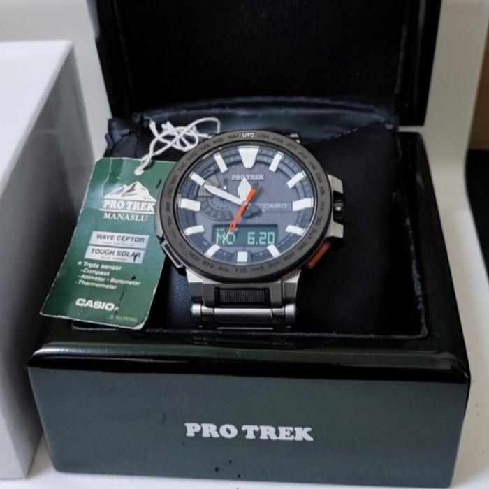 Jual BNOS Casio Protrek Manaslu PRX-8000T Prestige Line Outdoor Watch ...