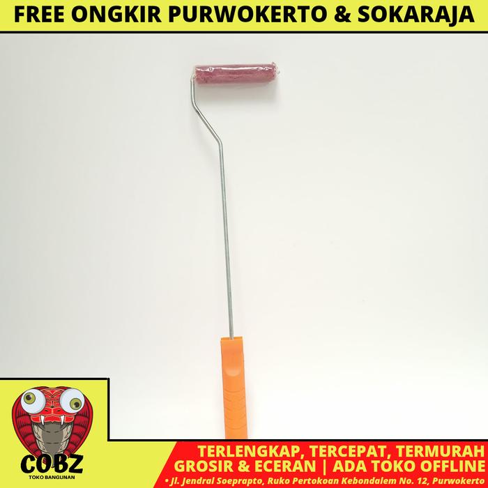 Jual 4 INCH / NETZ Kusa Busa Roll Cat Tembok Kayu Besi Acrylic + Gagang ...