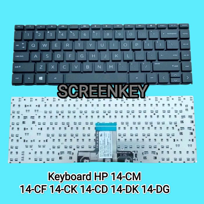 Promo Keyboard Laptop HP pavilion 14-CM 14-CF 14-CK 14-CD 14-DK 14-DG ...