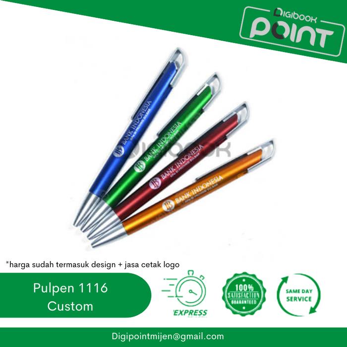 Jual Pen Custom / Pulpen Custom logo - Pulpen Promosi 1116 bisa Custom ...