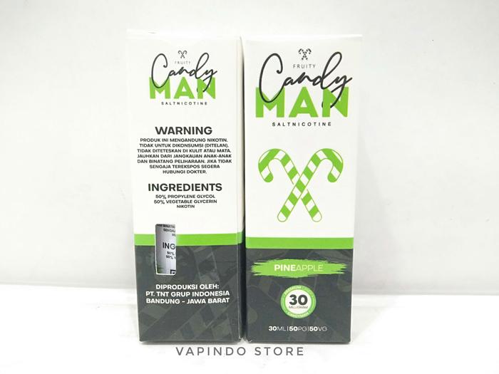 Jual SALT CANDY MAN PINEAPPLE CANDY 30ML 30MG CANDYMAN LIQUID FVS X TNT ...