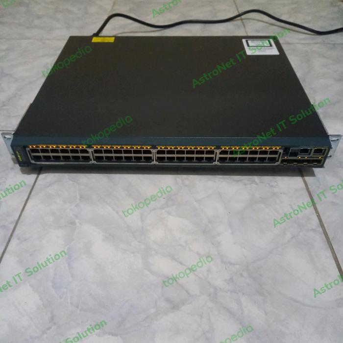 Jual Cisco Catalyst 2960-S Series WS-C2960S-48FPS-L Gigabit POE+ 740W ...