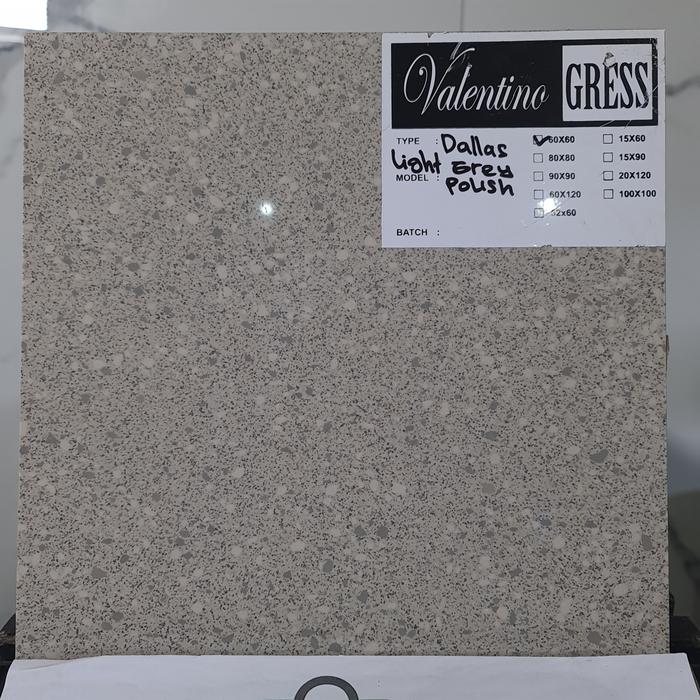 Jual Granit Valentino Gress Dallas Polished Series 60x60 cm - Light ...