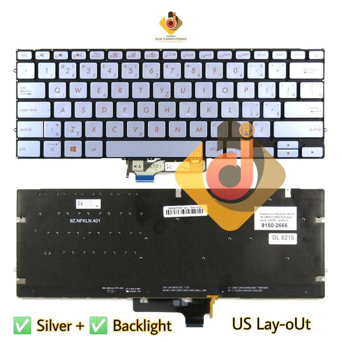 Jual Keyboard Asus ZenBook 14 UM431 UM431D UM431DA UM431DA-BH5149 ...