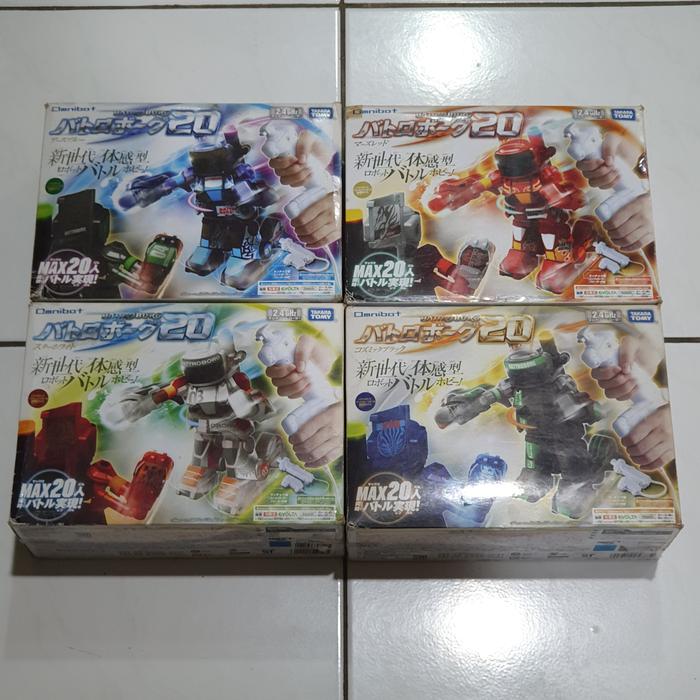 Jual 4 Unit RC Robot Fight 2.4GHz Takara Tomy Omnibot Battroborg 20 ...