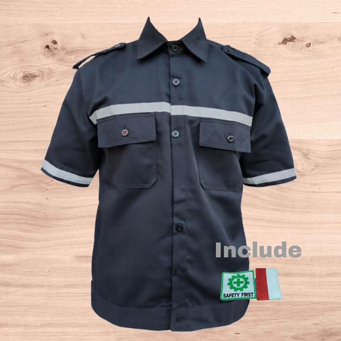 Jual Wearpack Safety Seragam Kerja seragam Bengkel Lengan pendek ...
