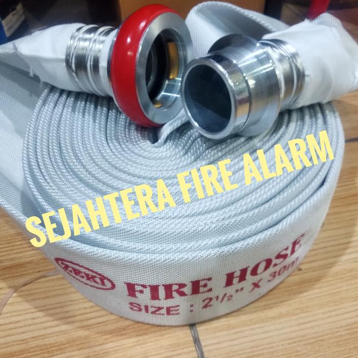 Jual fire hose / selang pemadam UK 2,5" x 30m CANVAS coupling machino - Jakarta Pusat ...