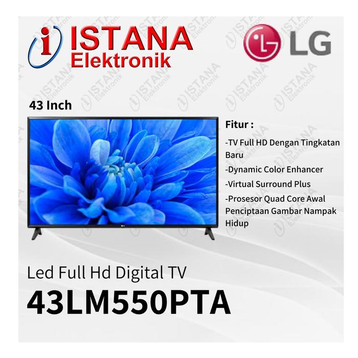 Promo LG LED 43 INCH FULL HD DIGITAL TV 43LM550PTA Cicil 0% 3x - Kota ...