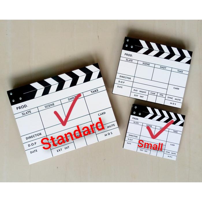 Jual Paket Clapper Board Ukuran Standard & Small - Jakarta Timur ...