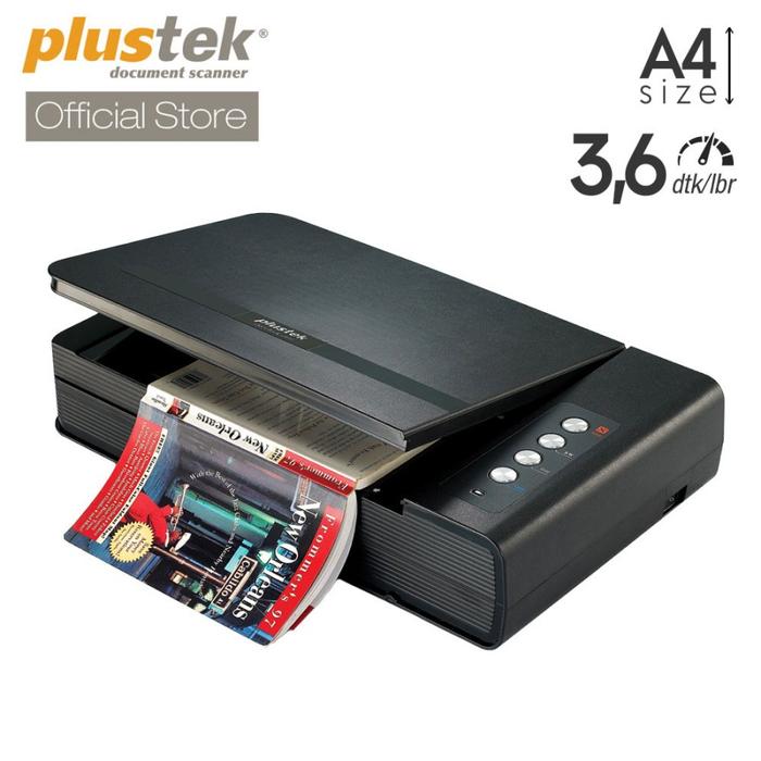 Jual Scanner Plustek Opticbook 4800 - 3,6 Detik/lembar (A4/Letter ...