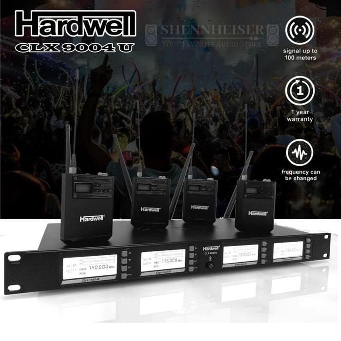 Jual Mic Wireless Hardwell CLX 9004 U Original Clip on - Headset ...