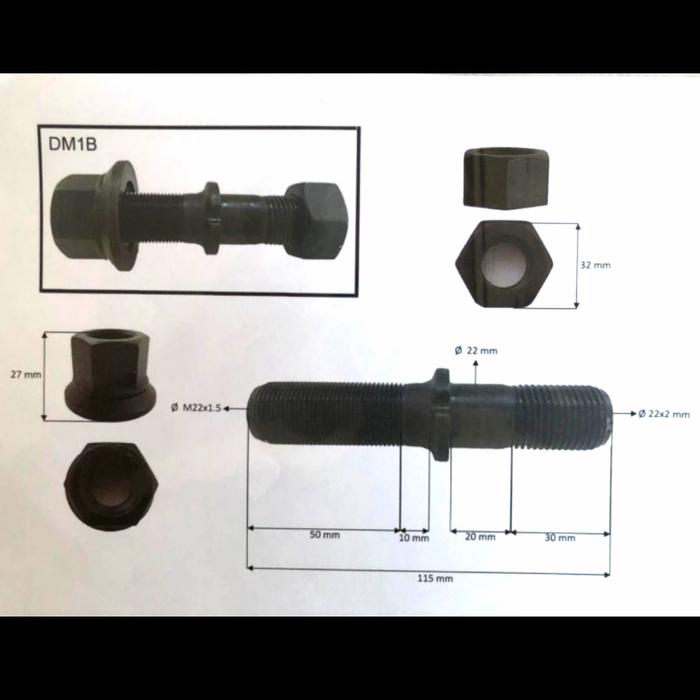 Jual BAUT RODA BUNTUT TRAILER KAROSERI BPW - Jakarta Barat - sparepart ...