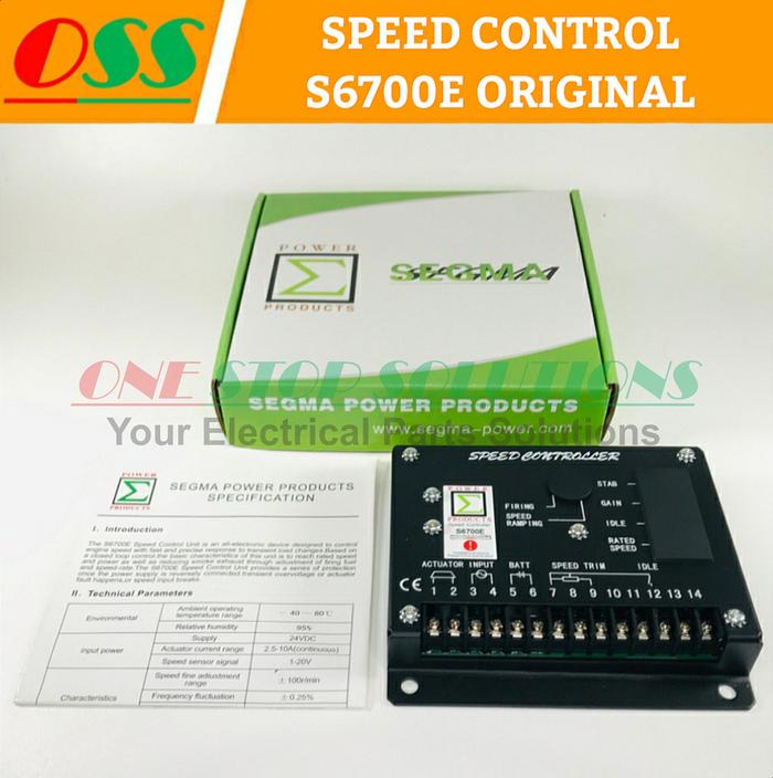 Jual SPEED CONTROL S6700E ORIGINAL SEGMA SPEEDCONTROL - Jakarta Barat ...