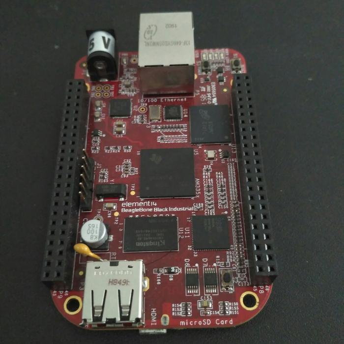 Jual Beaglebone Black SBC Mini PC 4GB model Raspberry Pi - Red ...