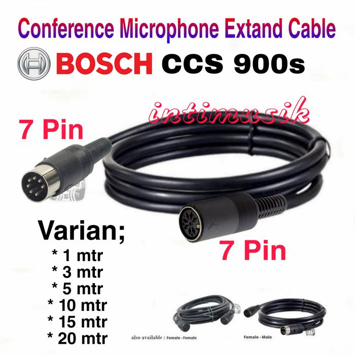 Jual KABEL MIC BOSCH CCS 900 CCS 900S MALE TO FEMALE - Jakarta Barat ...