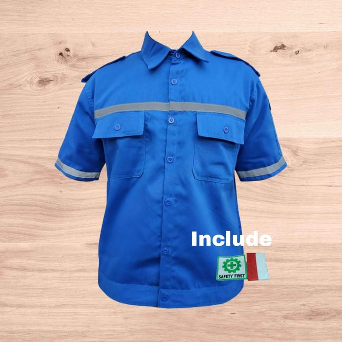 Jual Wearpack Safety Seragam Kerja seragam Bengkel Lengan pendek ...