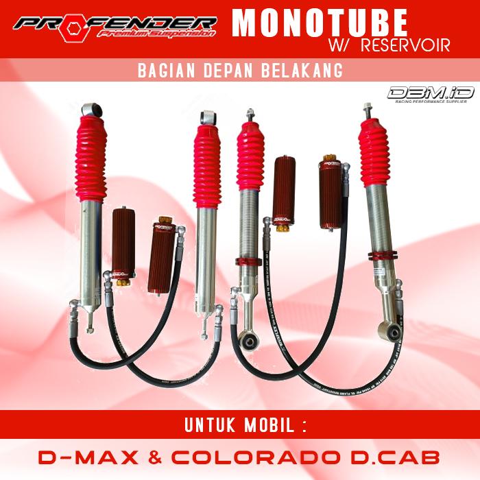 Promo PROFENDER Coilover Monotube+Reservoir Double Cabin DMax D-Max ...
