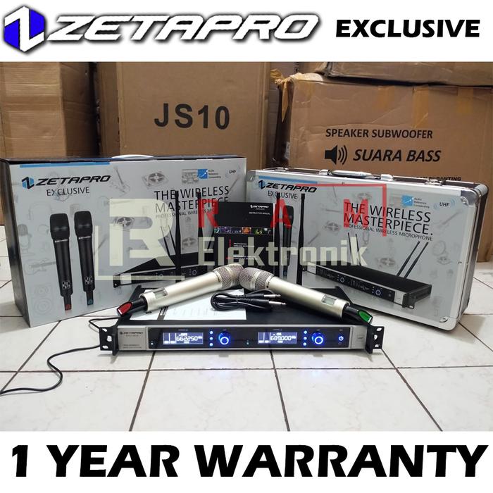 Jual Mic Wireless Zetapro Exclusive 2 Handle Handheld Original Di ...
