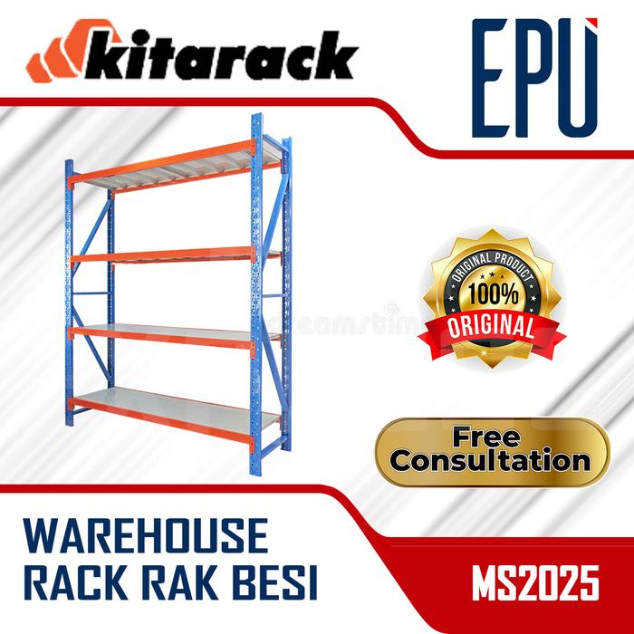 Promo Kitarack MS2025 (Starter) - Rak Gudang Besi Warehouse Rack Rak ...