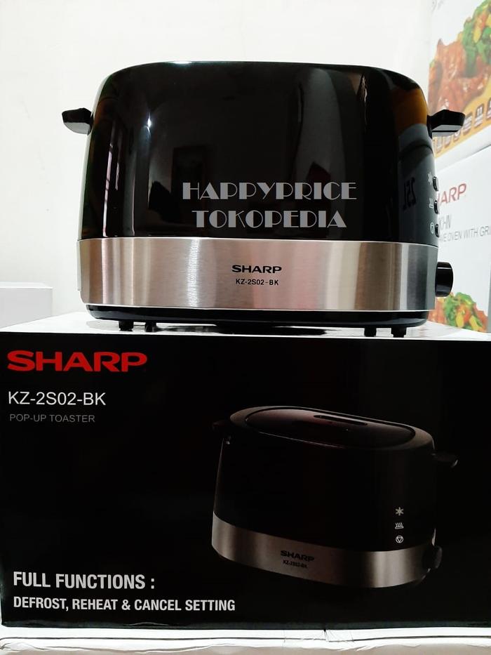 Jual sharp kz-2s02 bk pop up toaster pemanggang roti / sharp kz2s02 toaster - PACKING BUBBLE di ...