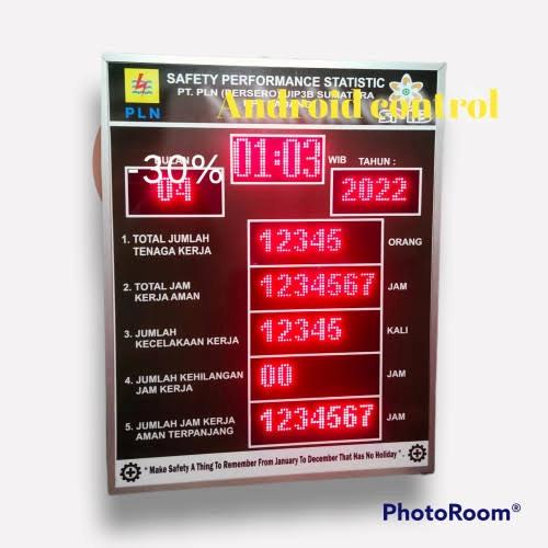 Jual Papan HSE Digital 150X100 - Papan info K3 Safety Board - Kab ...