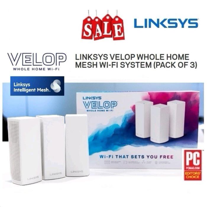 Jual Linksys Velop WHW0303-AH AC6600 whole home wifi - Kab. Karimun - UnikElektro | Tokopedia