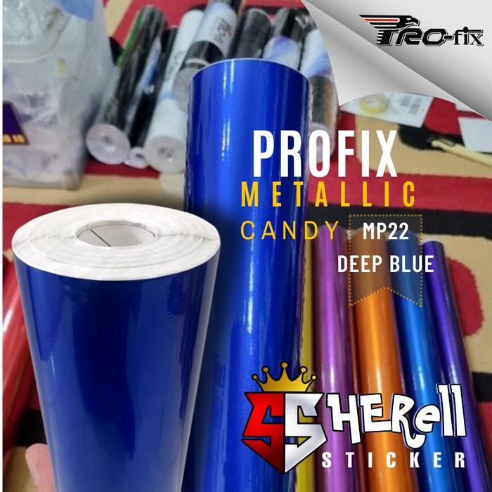 Jual skotlet biru tua metalik candy glossy scotlite profix vinyl ...