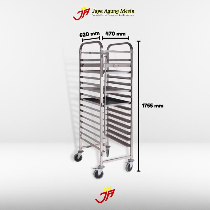 Jual Trolley Bakery Sinmag/ Trolley Roti Sinmag 16 Tray Di Seller Shin ...