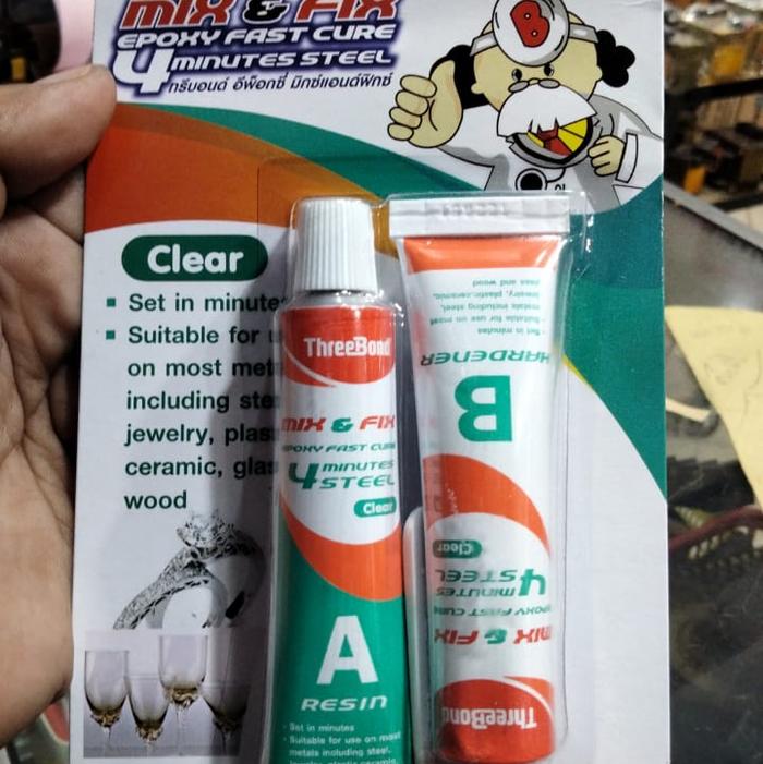 Jual Lem Clear Epoxy Fix and Mix ( Kualitas Setara Dg Araldite Merah ...