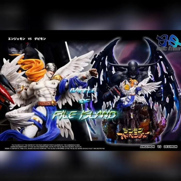 Jual ANGEMON VS DEVIMON BY OS STUDIO (PREORDER) RESIN STATUE DIGIMON ...