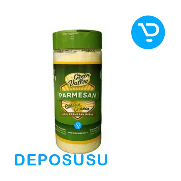 Promo GREEN VALLEY Parmesan Grated Cheese Keju Permesan Parut/Bubuk ...