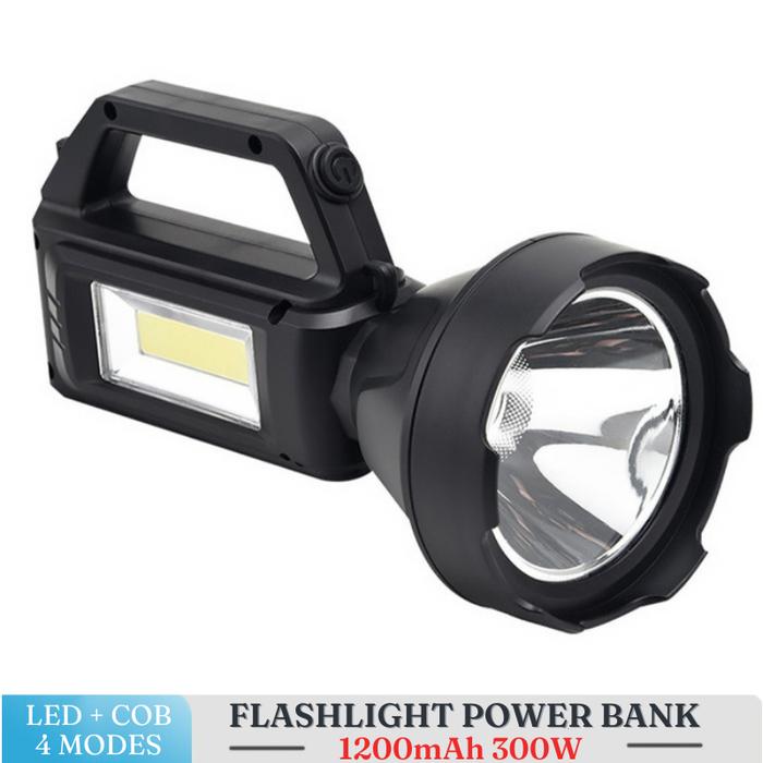 Promo Senter LED Portable Super Terang Baterai Cas Isi ulang USB Charge ...