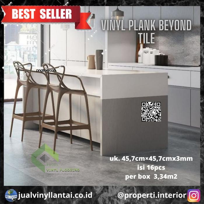 Jual Lantai vinyl tile Beyond motif concrete semen abu hitam coklat ...